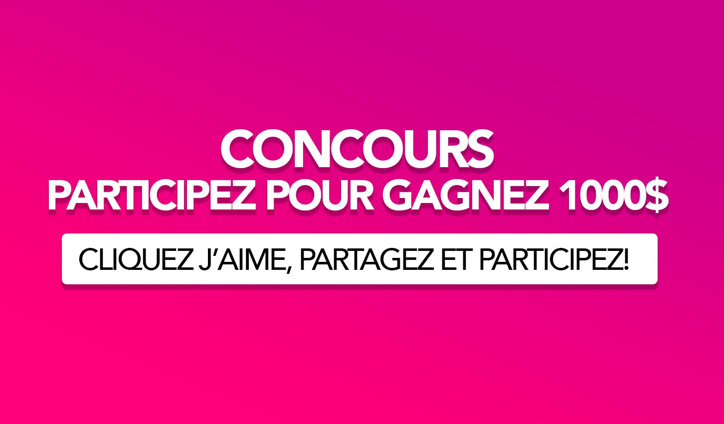 Concours Recevez Un Ch que De 1 000 