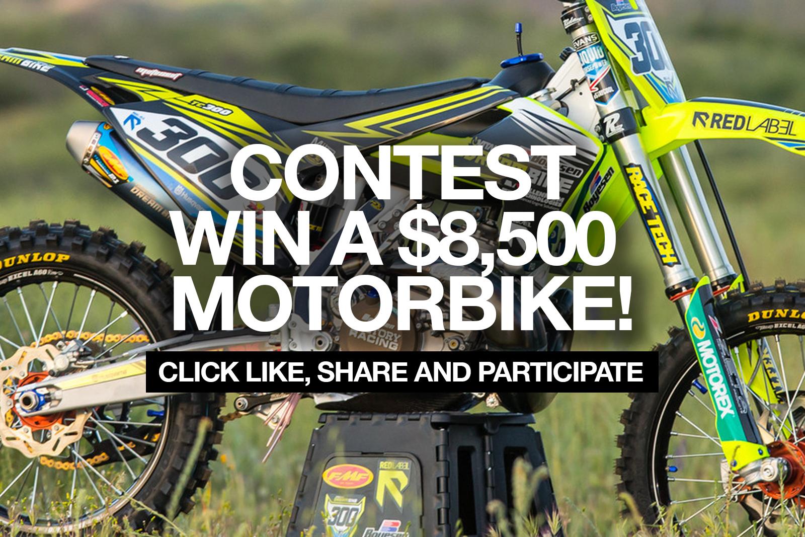 Contest: Win a 2017 Husqvarna TC 300 Big Bore motorbike worth $8,500!