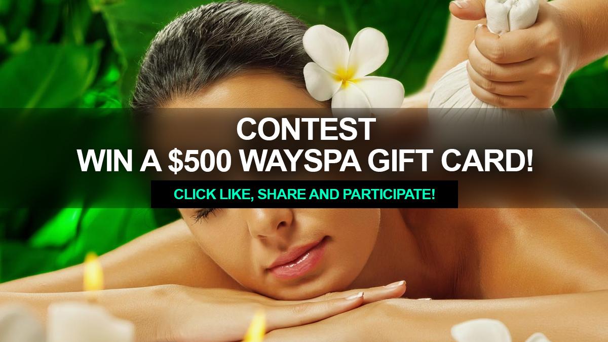 Contest: Win a $500 WaySpa gift card!