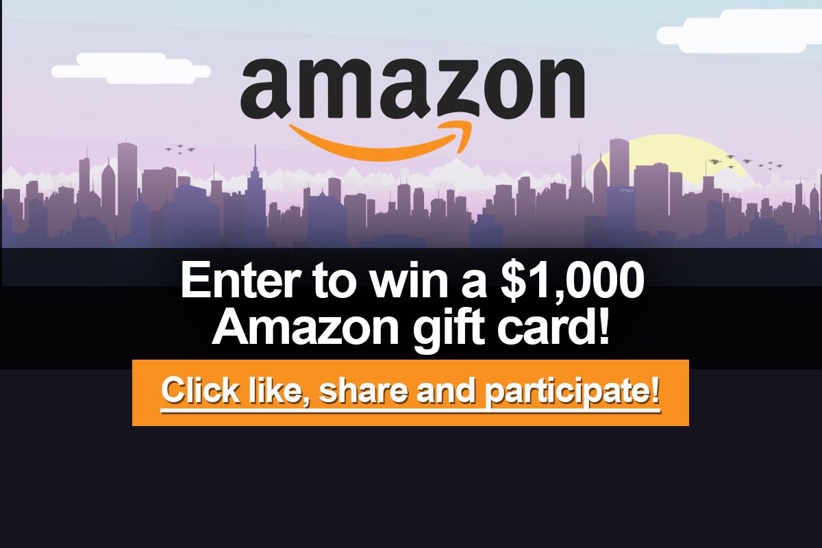 Enter To Win A 1 000 Amazon Gift Card 