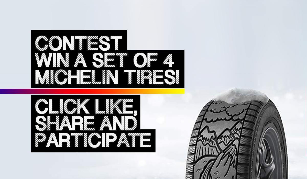 Contest: Enter for a chance to win a set of 4 Michelin tires! ($1,500 ...