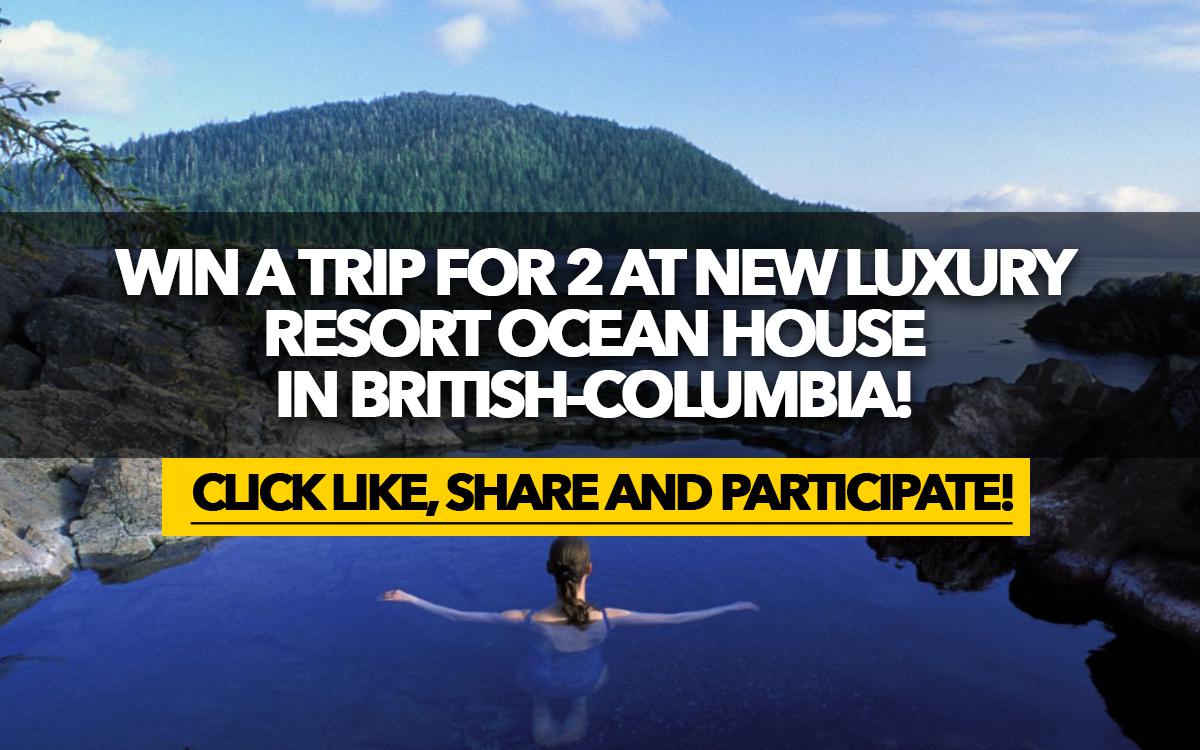 Contest: Win a trip for 2 at new luxury resort Ocean House in British ...