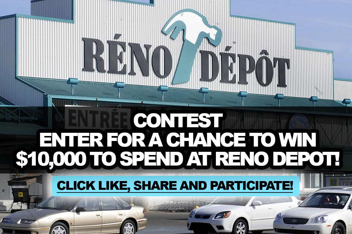 Contest: Enter for a chance to win $10,000 to spend at Reno Depot!