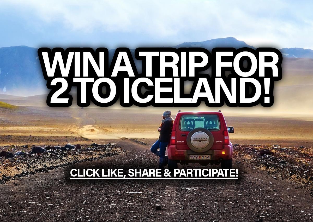 Contest: Win a trip for 2 to Iceland!