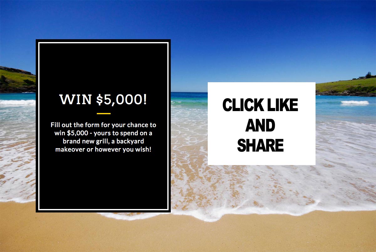 Contest Fill out the form for your chance to win $5,000!