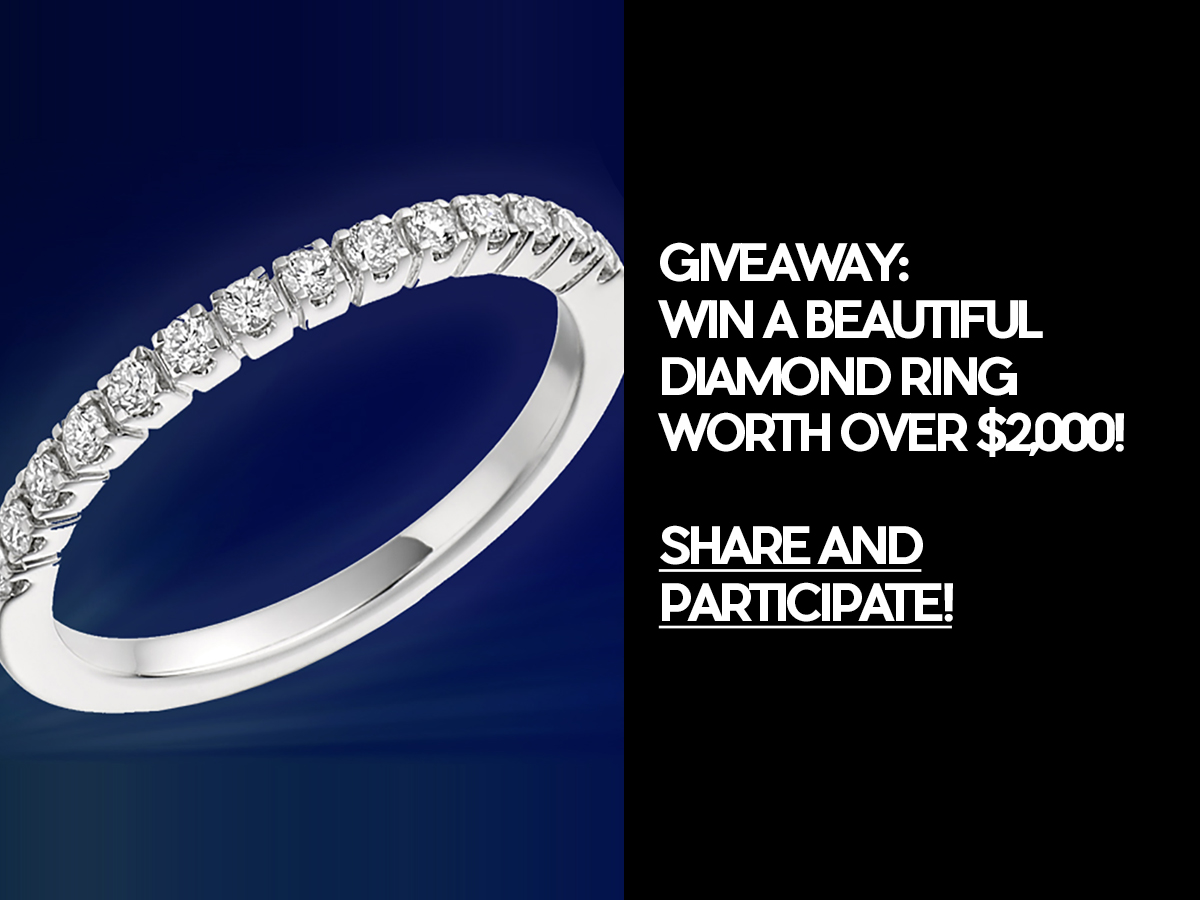 Giveaway: Enter for your chance to win a beautiful diamond ring worth ...