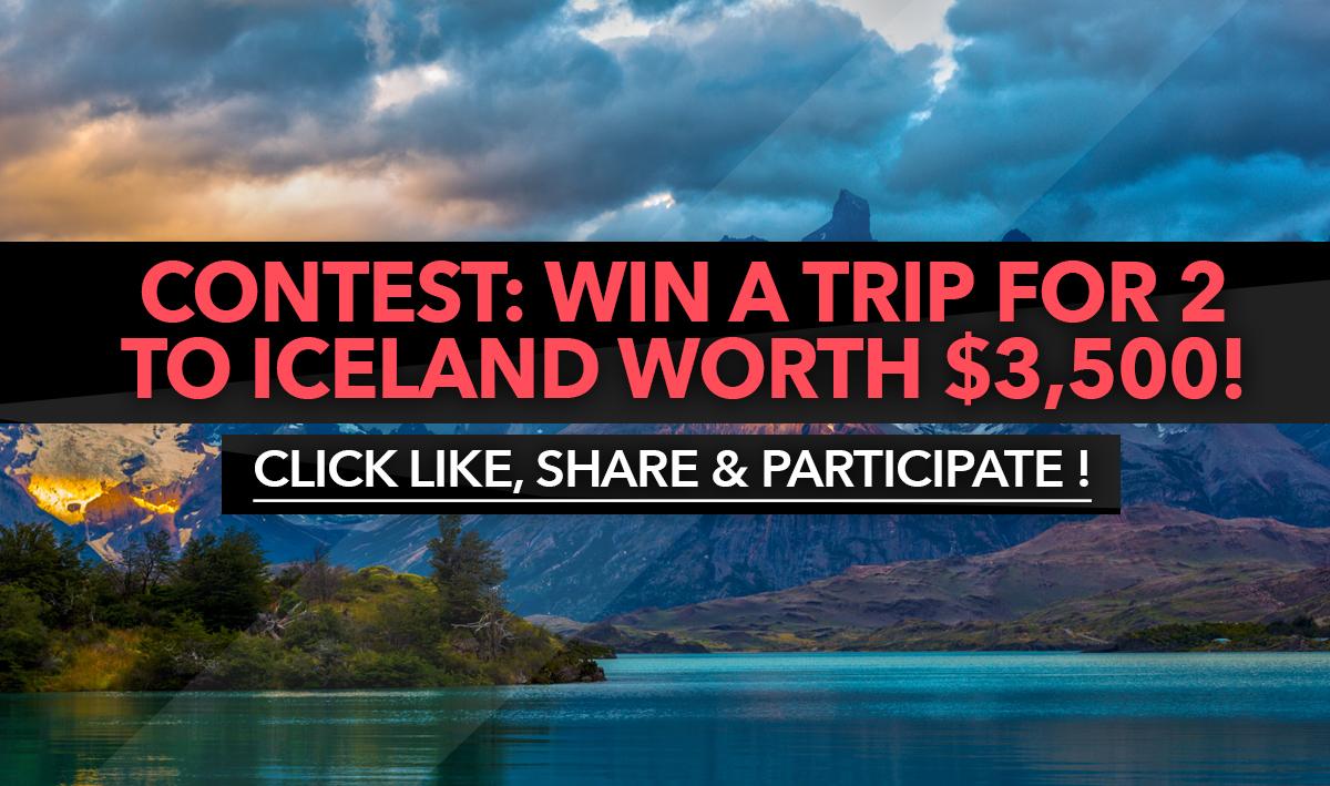 Contest: Win a trip for 2 to Iceland worth $3,500!